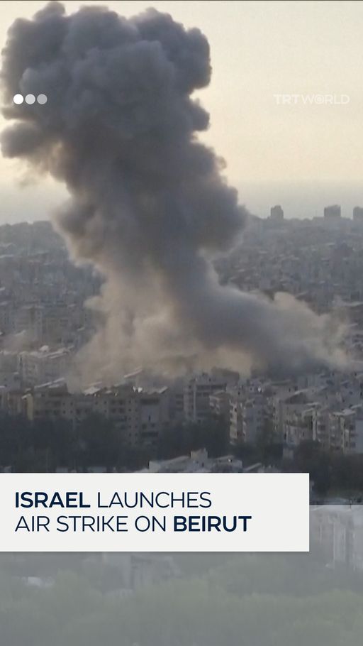 Israeli army strikes southern Beirut following evacuation order - TRT Global